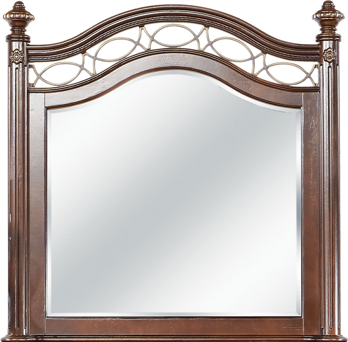 Laurel View Cherry,Dark Cherry Dark Wood Mirror | Rooms to Go
