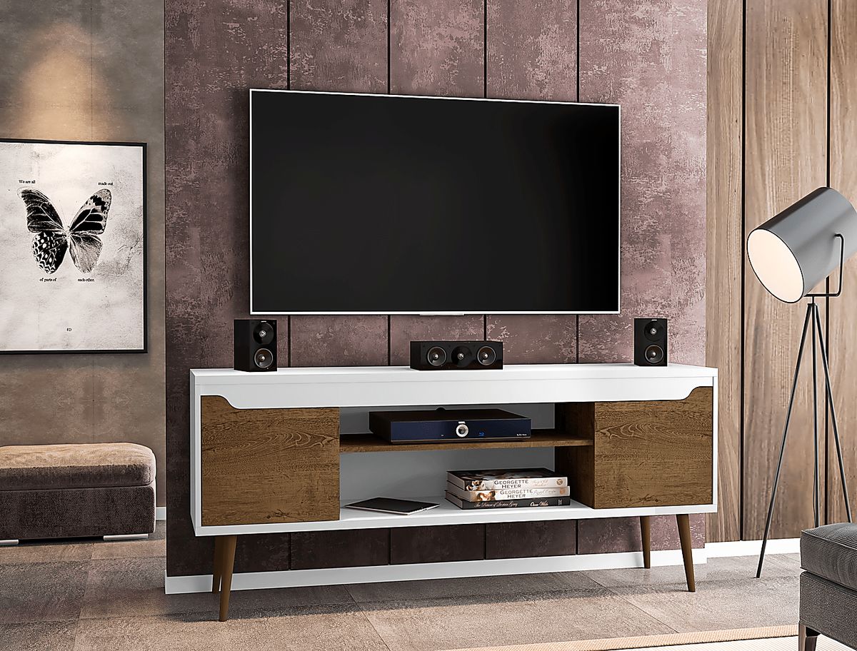 Laxford White Colors,White 63" Tv Console | Rooms to Go