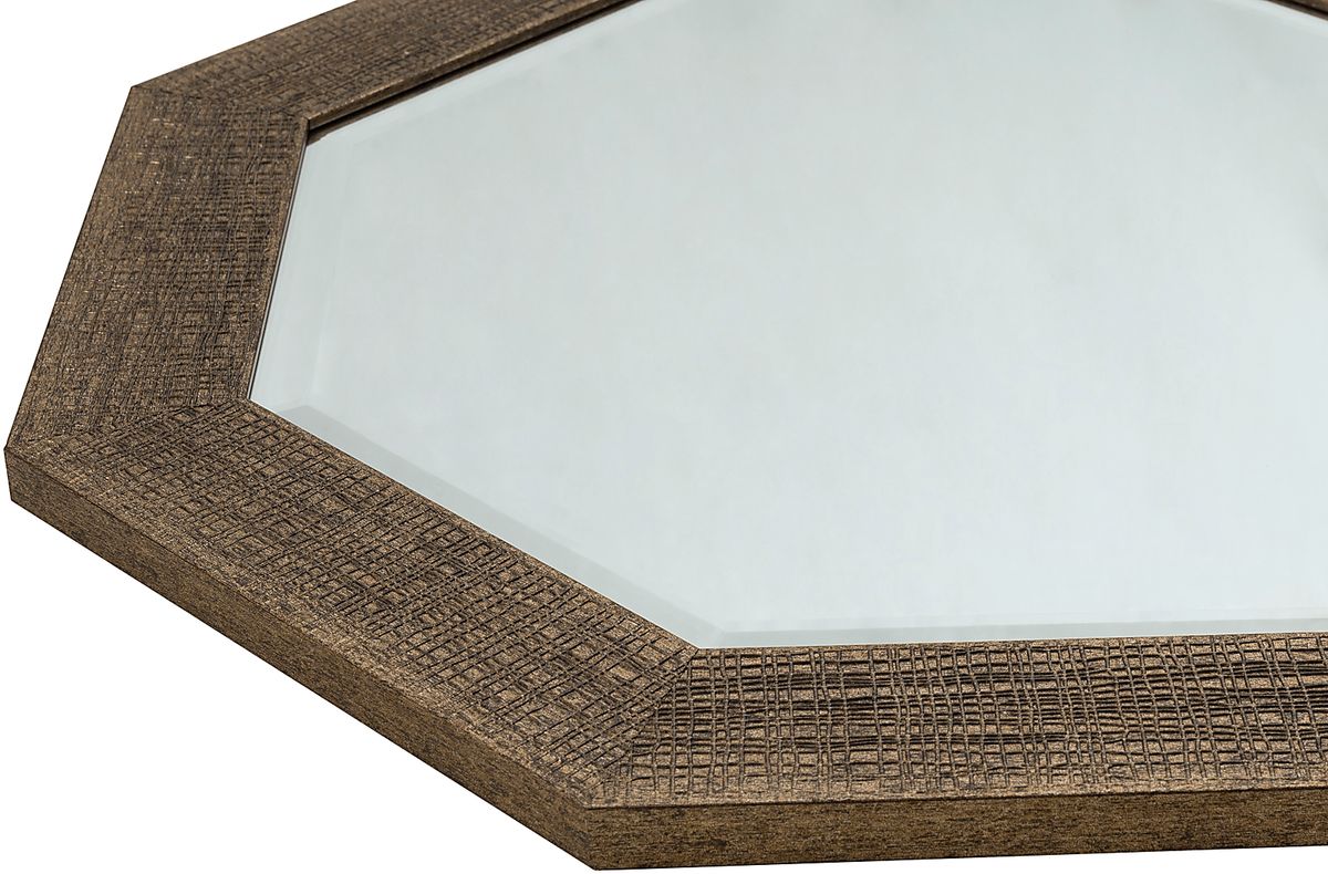 Layanna Copper Metal Mirror | Rooms to Go