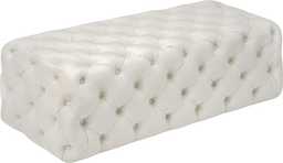 Layla Quinn Cream Beige Polyester Fabric Ottoman | Rooms to Go