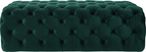 Layla Quinn Green Polyester Fabric Ottoman - Rooms To Go