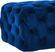 Layla Quinn Navy Blue Polyester Fabric Ottoman - Rooms To Go