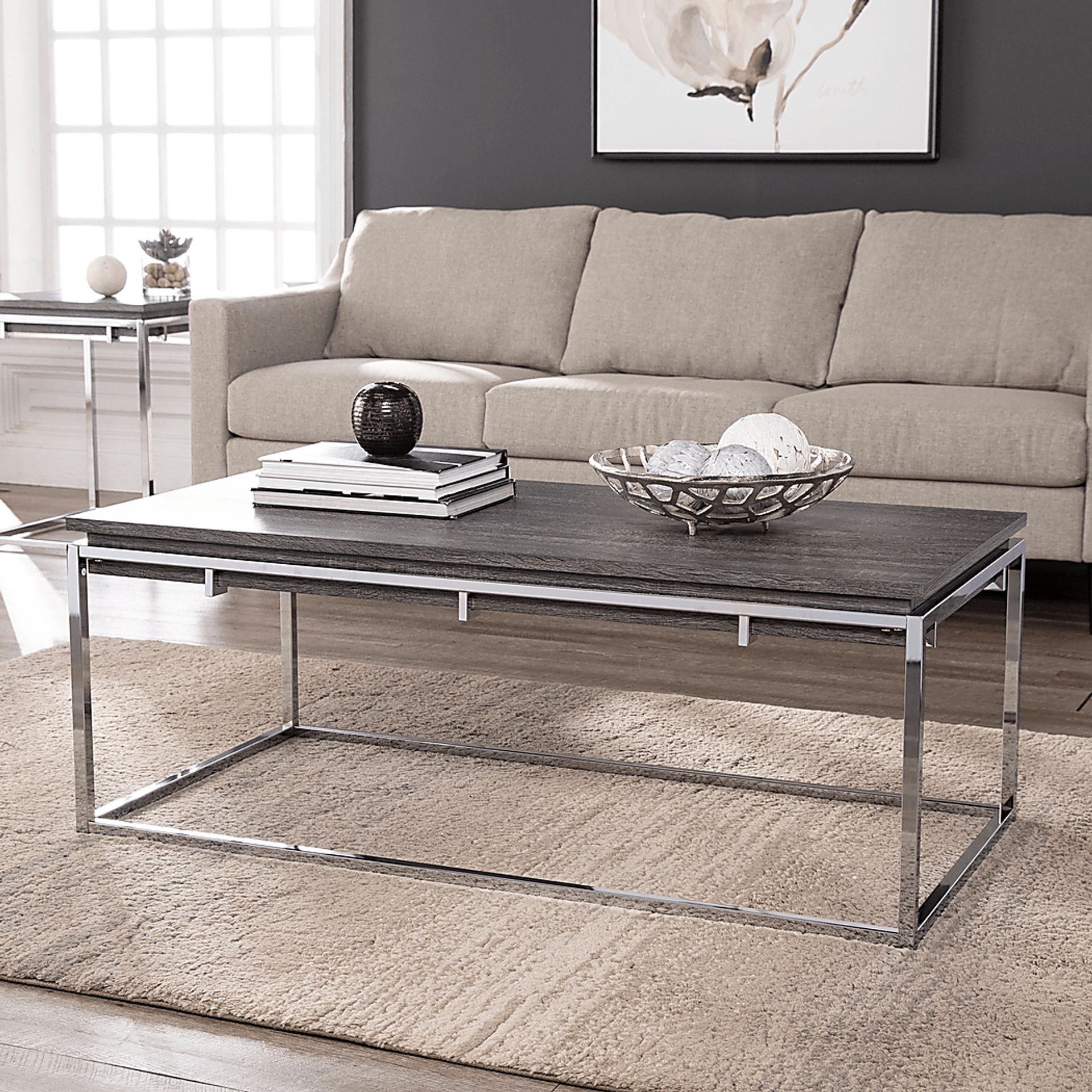 Leaflane Black Black,Colors Cocktail Table | Rooms to Go