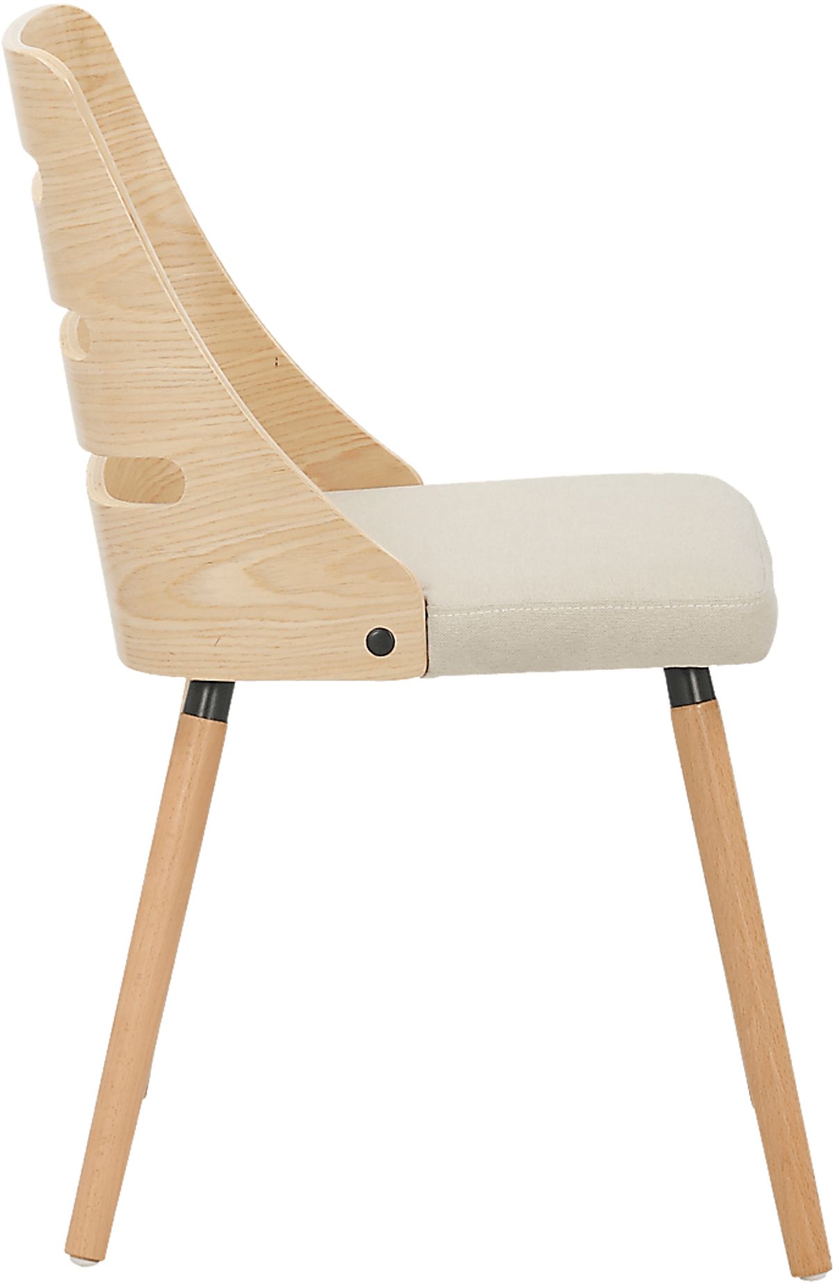 Leaway Cream Colors,Light Wood,White Side Chair | Rooms to Go