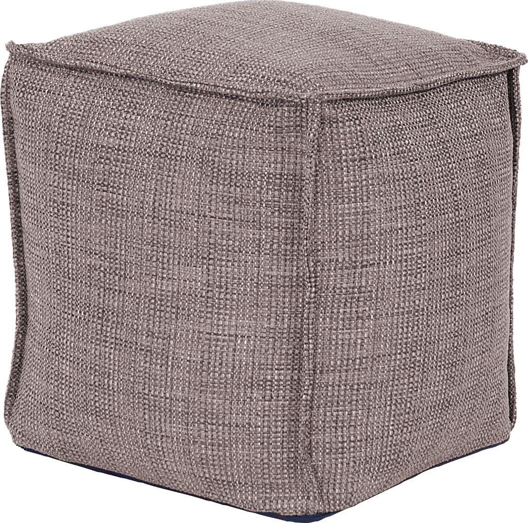 Leawood Gray Pouf | Rooms to Go
