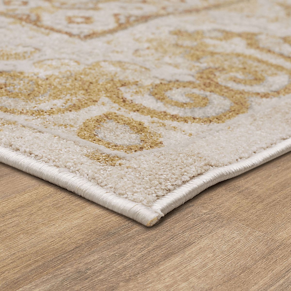 Leeworth Cream Beige Rugs | Rooms to Go