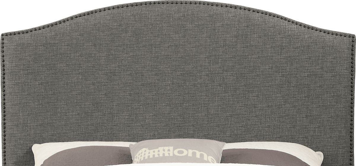 Leila Gray Queen Bed | Rooms to Go