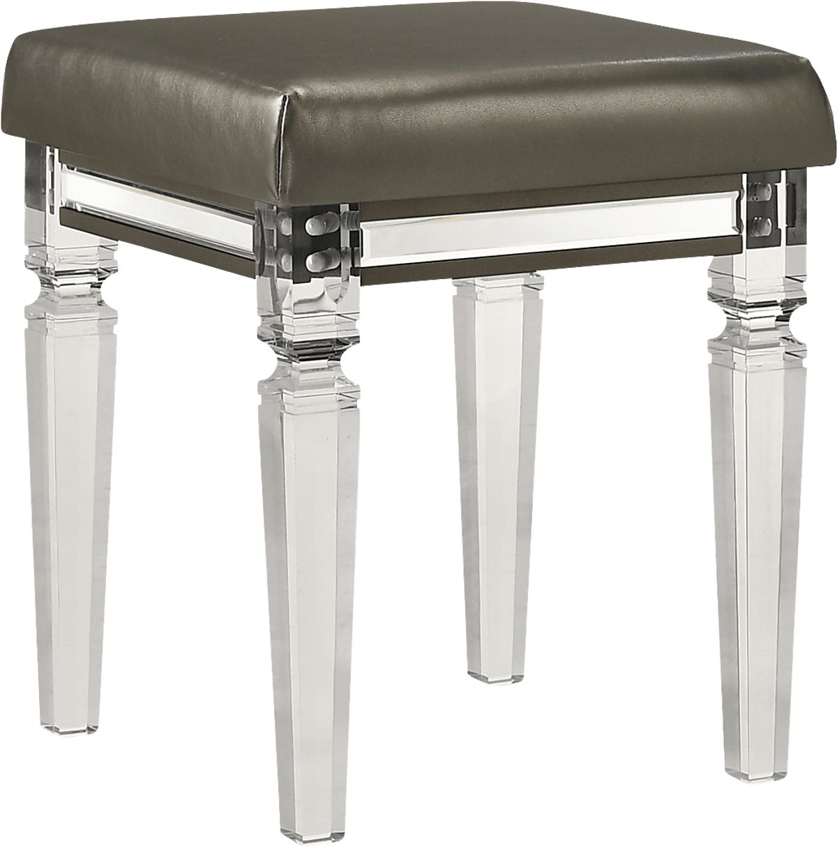 Lemotors Copper Metal Vanity Stool | Rooms to Go