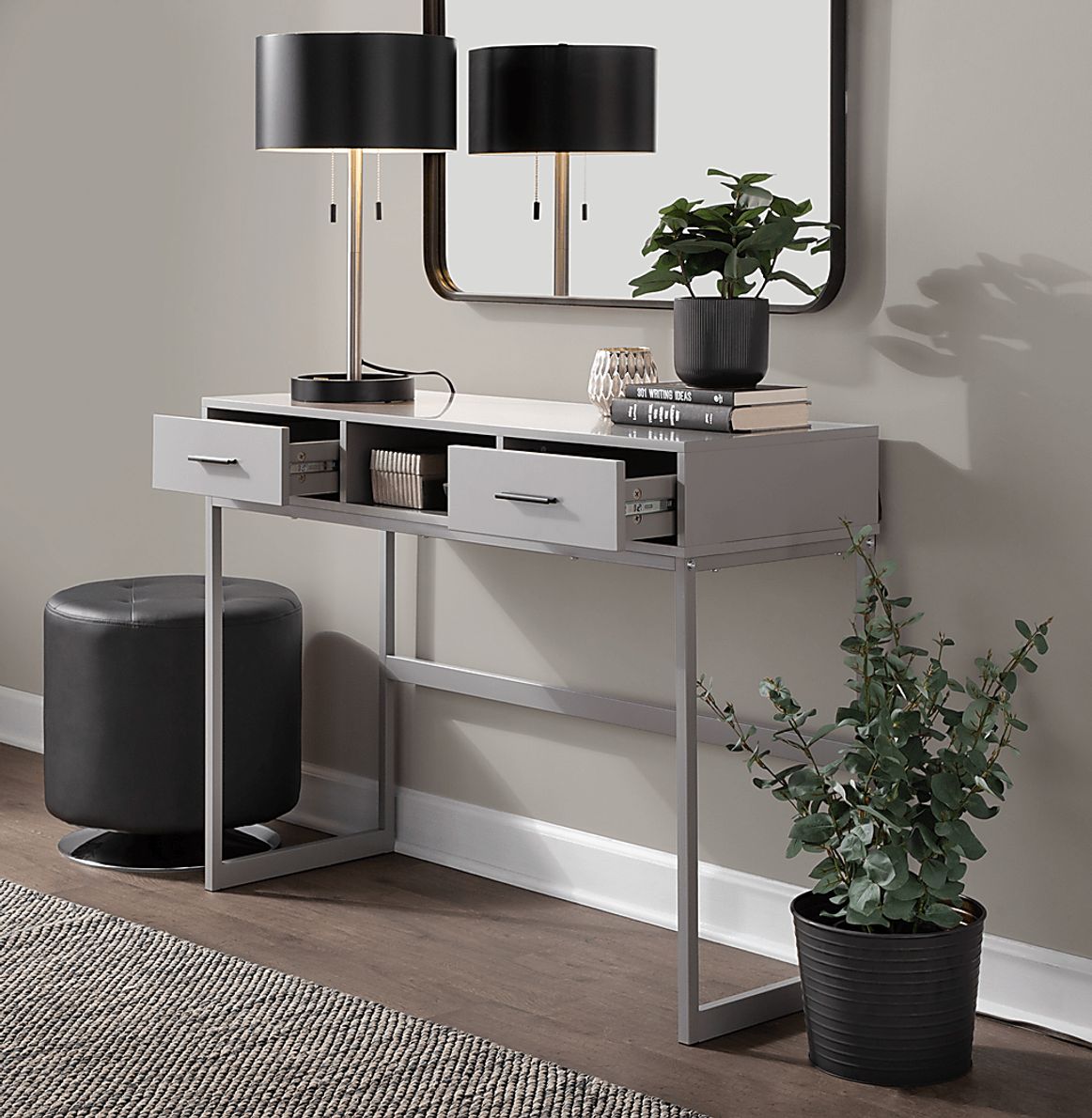 Leneva Gray Sofa Table - Rooms To Go
