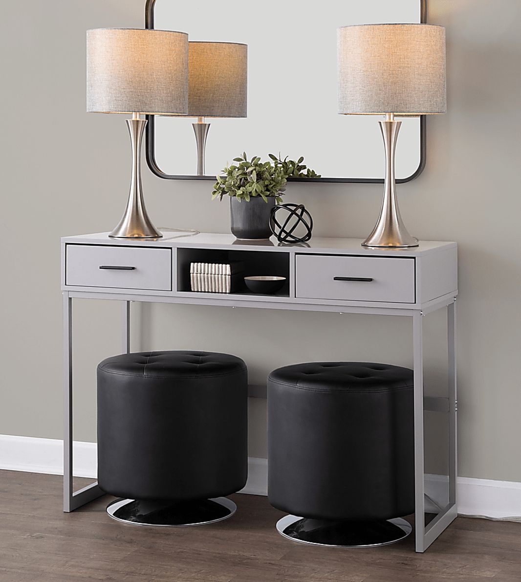 Leneva Gray Sofa Table - Rooms To Go