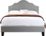 Lenosa Gray Queen Upholstered Bed - Rooms To Go