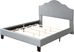 Lenosa Gray Queen Upholstered Bed - Rooms To Go