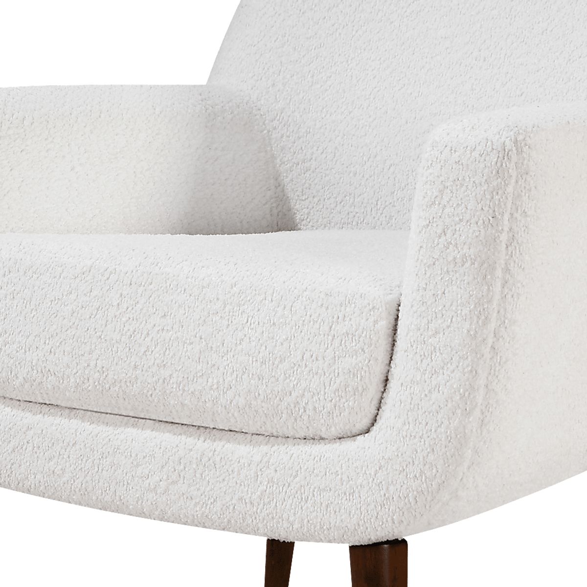 Lepaio White Polyester Fabric Arm Chair | Rooms to Go