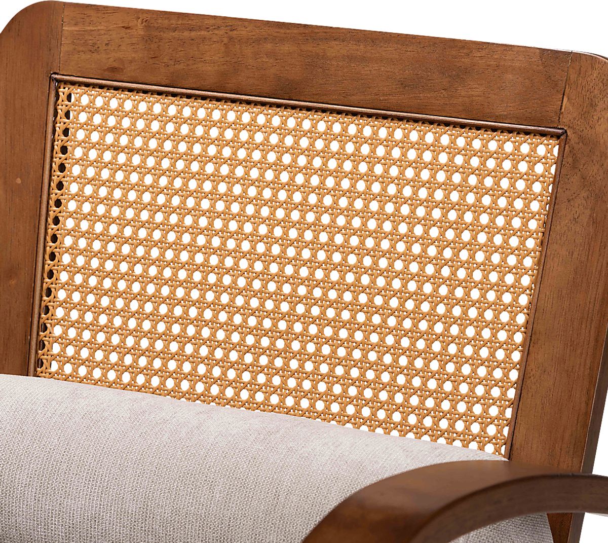 Leraleigh Walnut Brown Polyester Fabric Accent Chair | Rooms to Go
