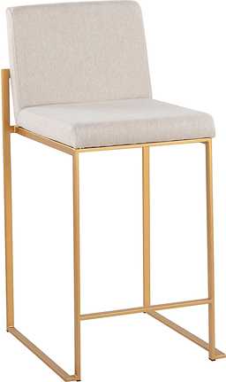 Leserna I Beige Colors,Light Wood,White Polyester Fabric Counter Height ...