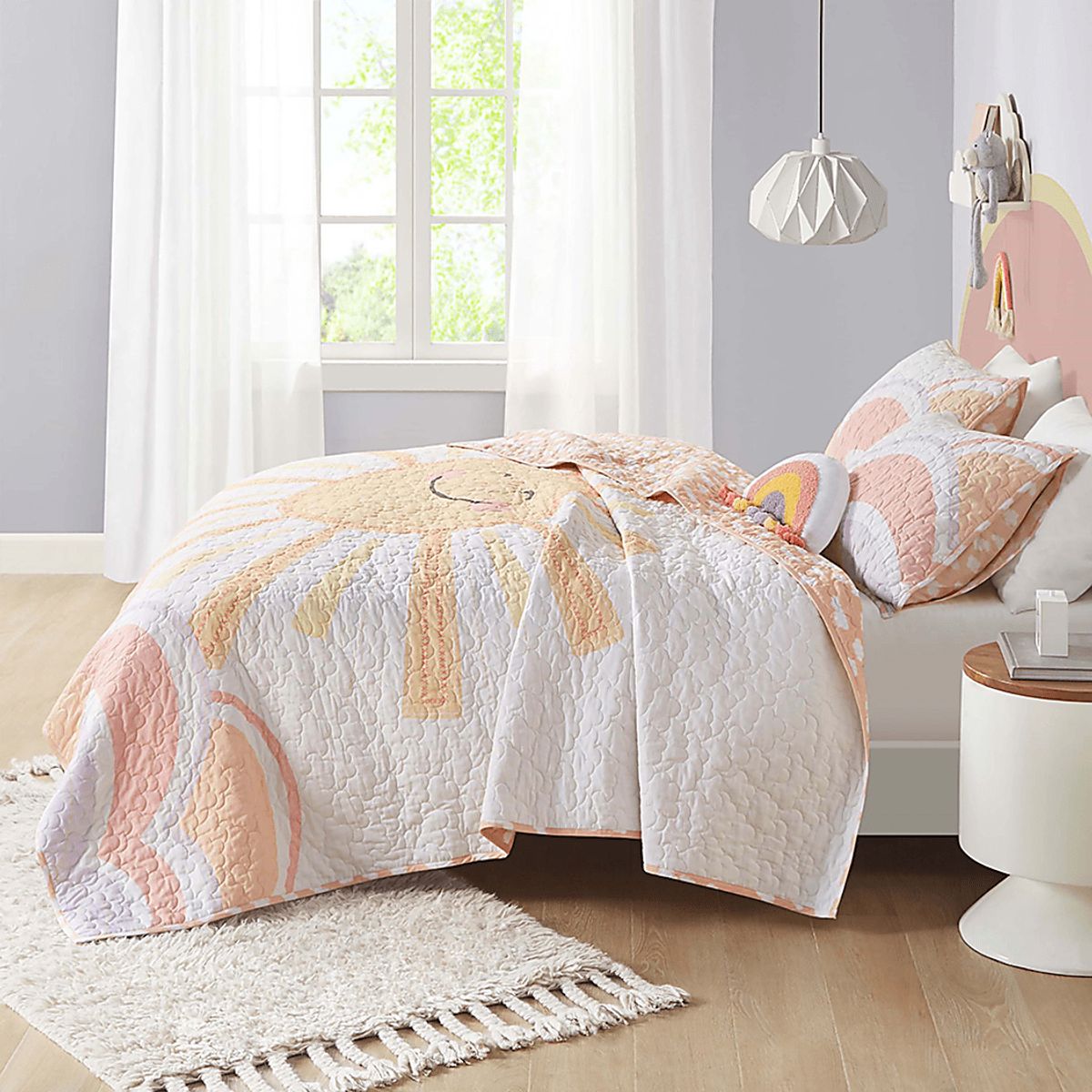Leska Yellow Full Comforter Set | Rooms to Go