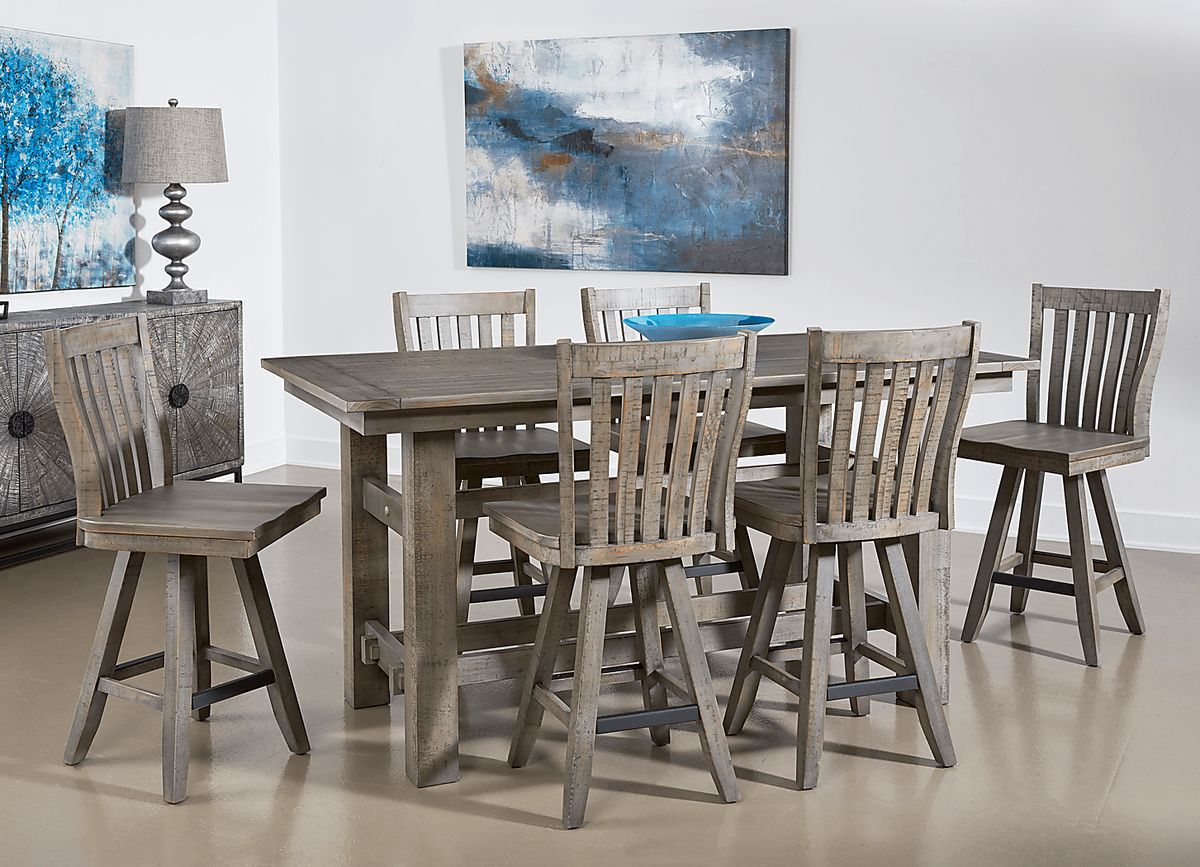 Lietner Gray Counter Height Dining Table | Rooms to Go
