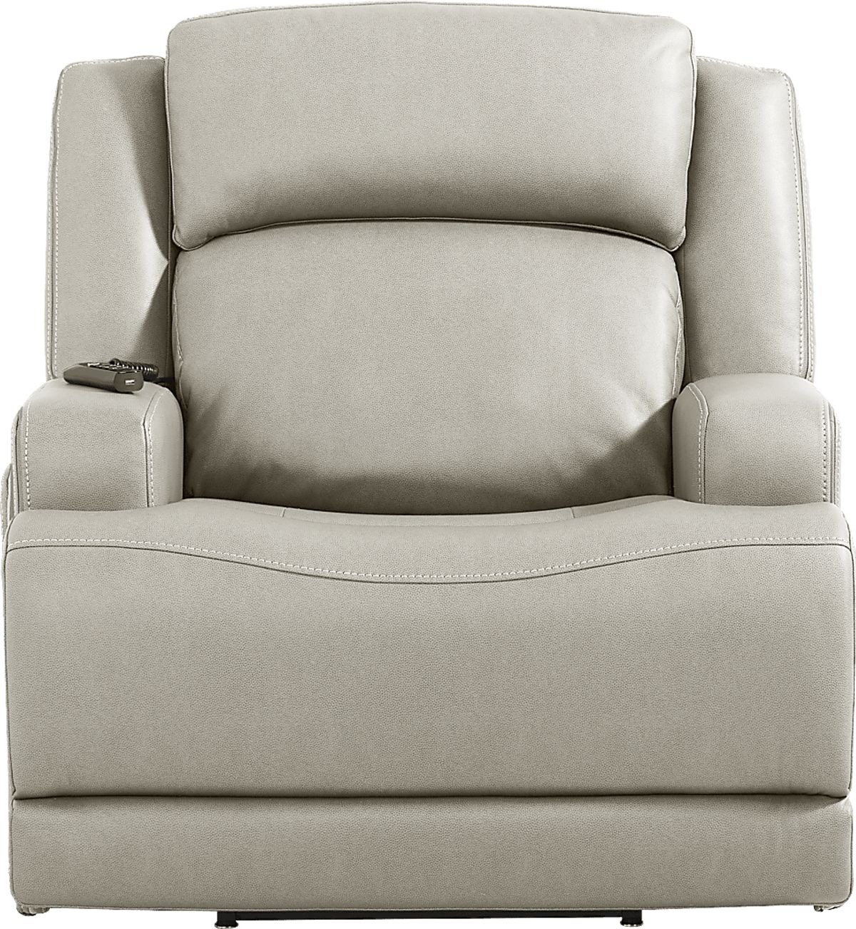Shaquille O'Neal Home Lift Off Platinum Beige Microfiber Dual Power ...