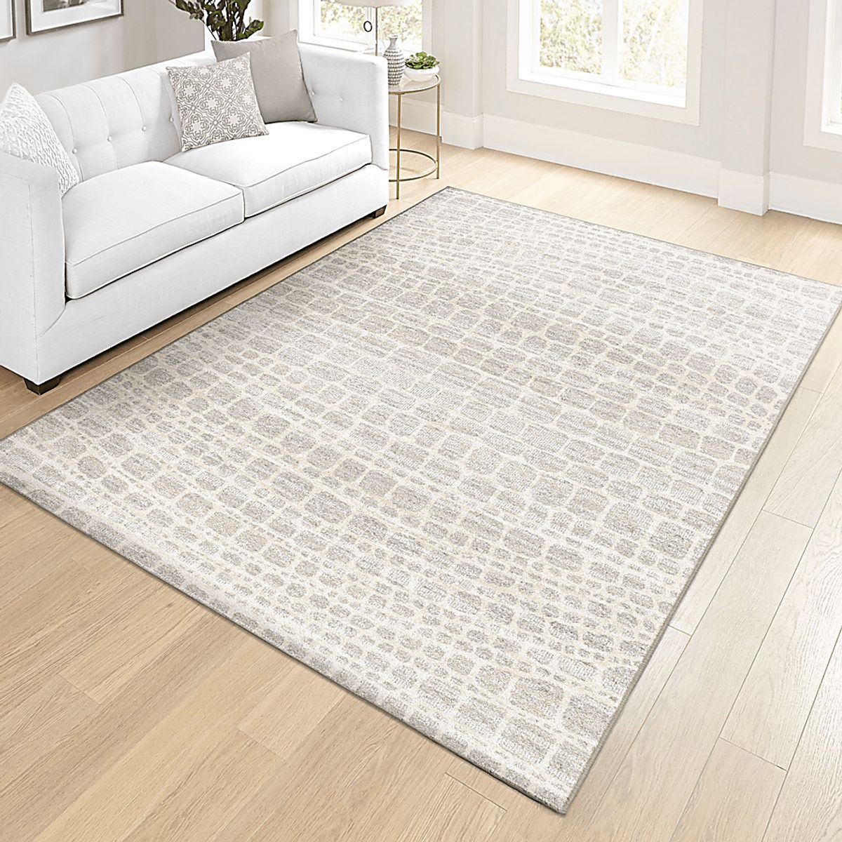 Liina Gray Rugs | Rooms to Go