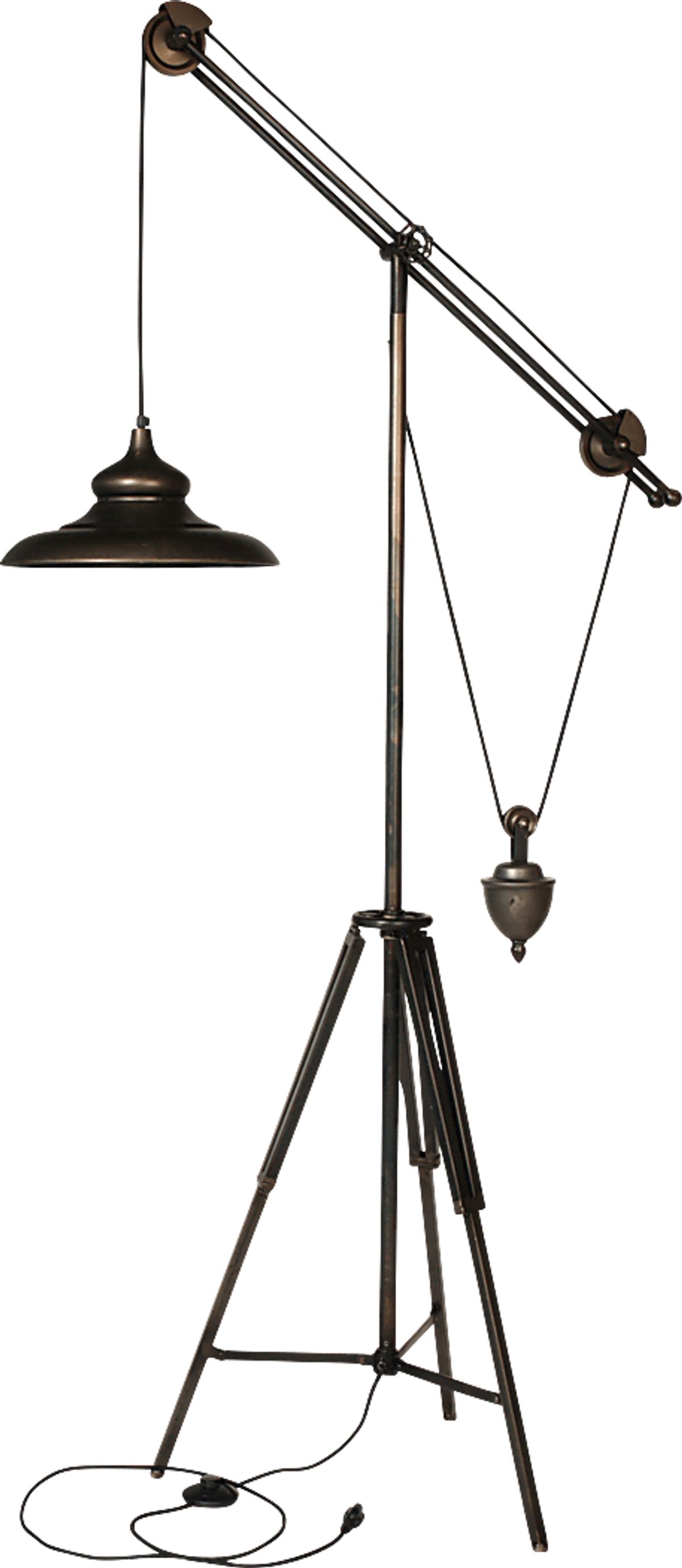 Lily Langtree Bronze Brown,Yellow Floor Lamp | Rooms to Go