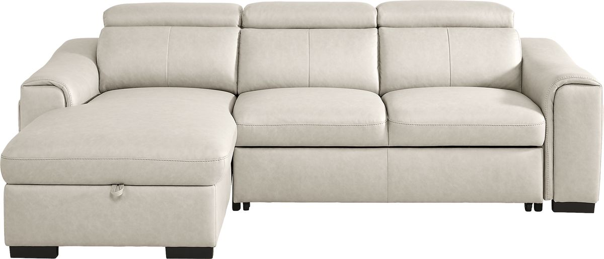 Linbrook Gray Microfiber 2 Pc Sleeper Sectional | Rooms to Go