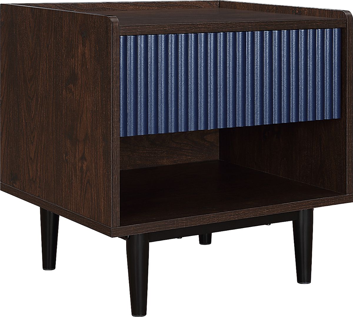 Lindall Navy Blue Nightstand | Rooms to Go