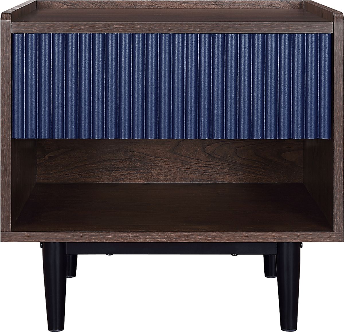 Lindall Navy Blue Nightstand | Rooms to Go