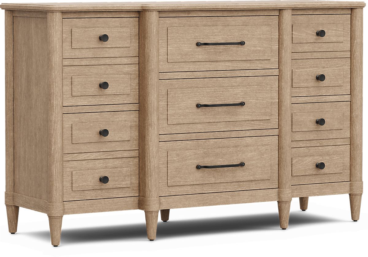 Lindbrook Sand Light Wood Dresser | Rooms to Go