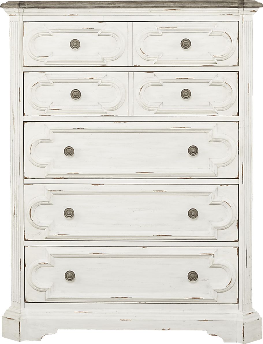Lindenwood White Chest - Rooms To Go