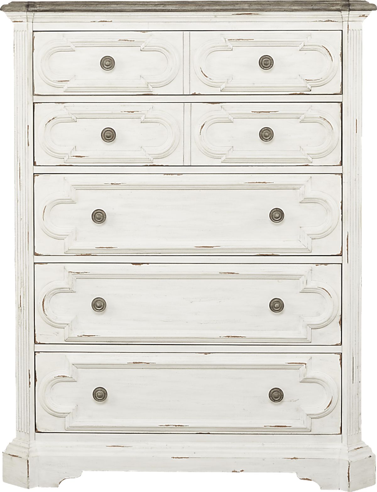 Lindenwood 5 Pc White Colors,White King Bedroom Set With 3 Pc King ...