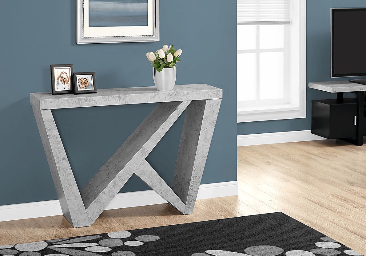 Lindhurst Gray Console Table - Rooms To Go