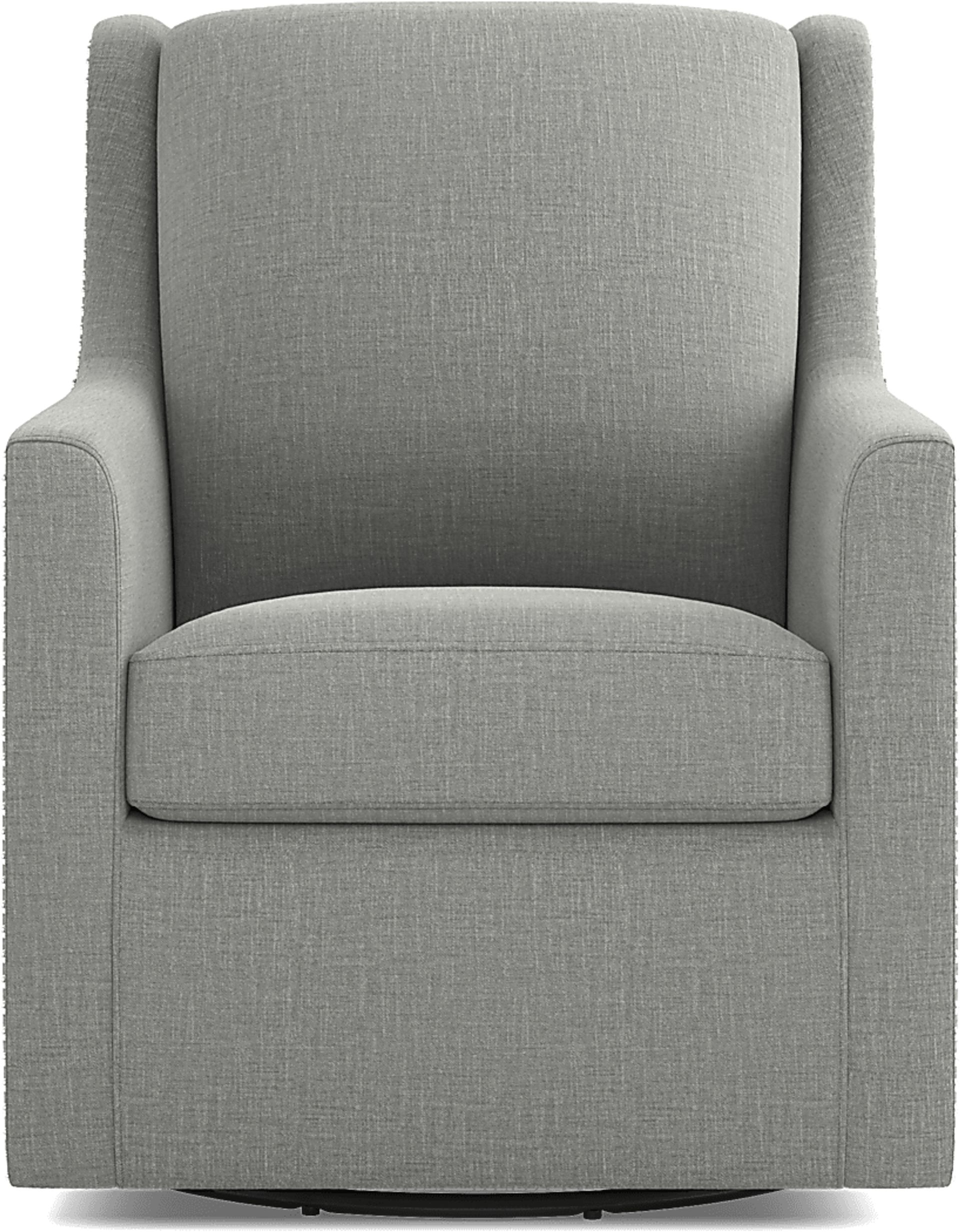 Lindsey Gray Woven Swivel Accent Chair | Rooms to Go
