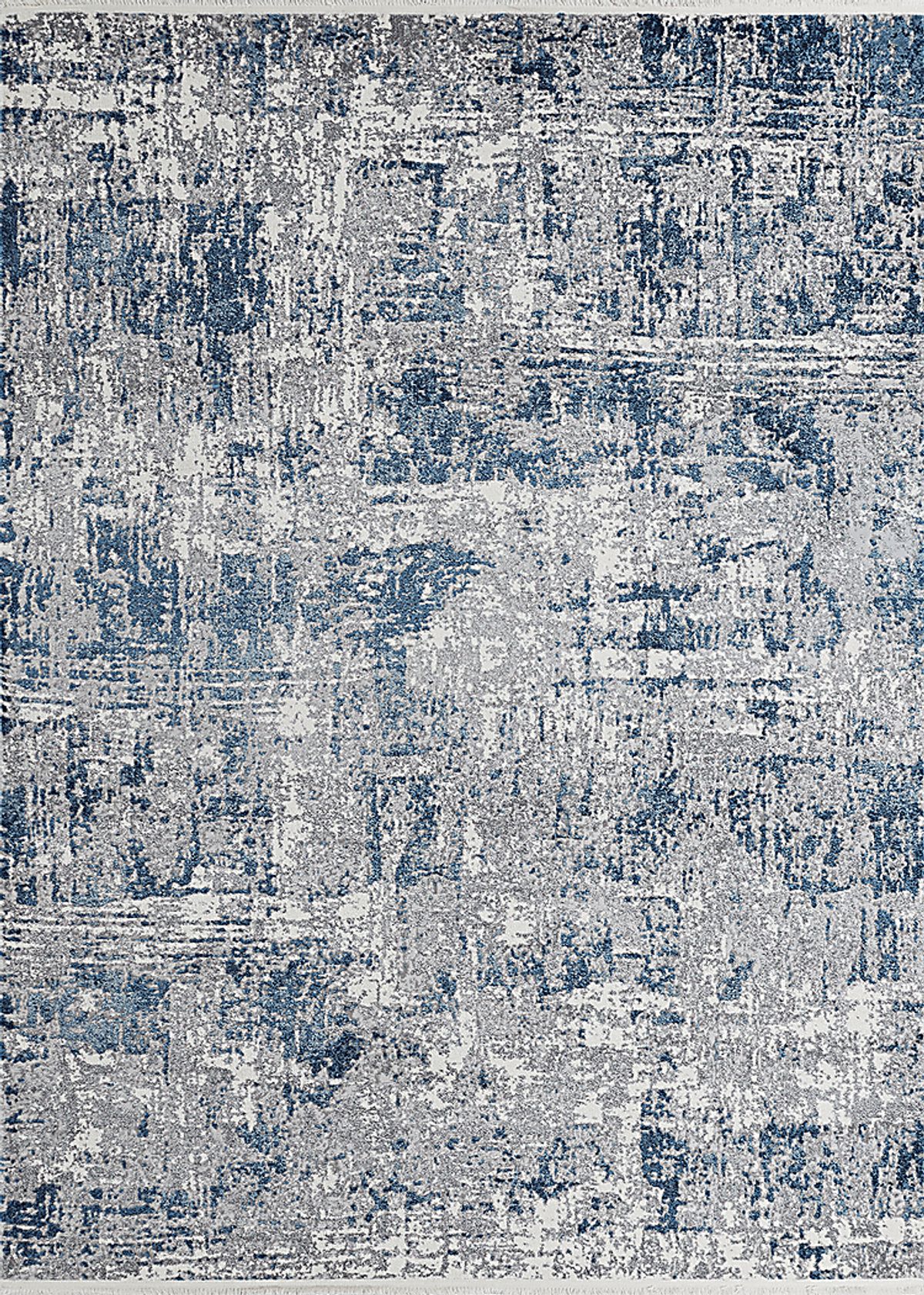 Linhaven Blue Polyester,Polypropylene Fabric Rug | Rooms to Go