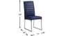 Linton Park Chrome Metal Midnight Blue Side Chair - Rooms To Go