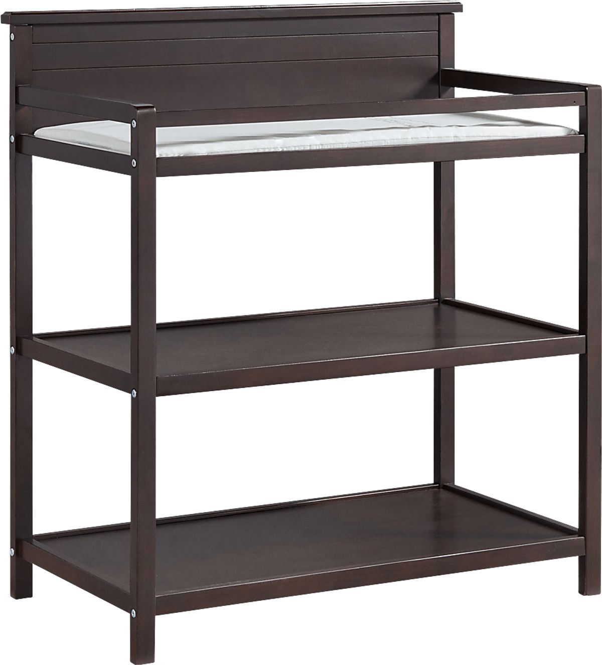 Listmore Espresso Dark Wood Changing Table | Rooms to Go
