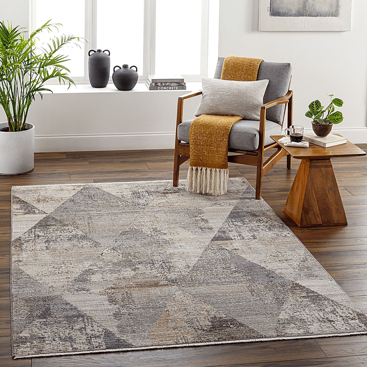 Liteaux Beige,Gray,Ivory,Medium Gray,Tan Beige,Brown,Gray Rugs | Rooms ...