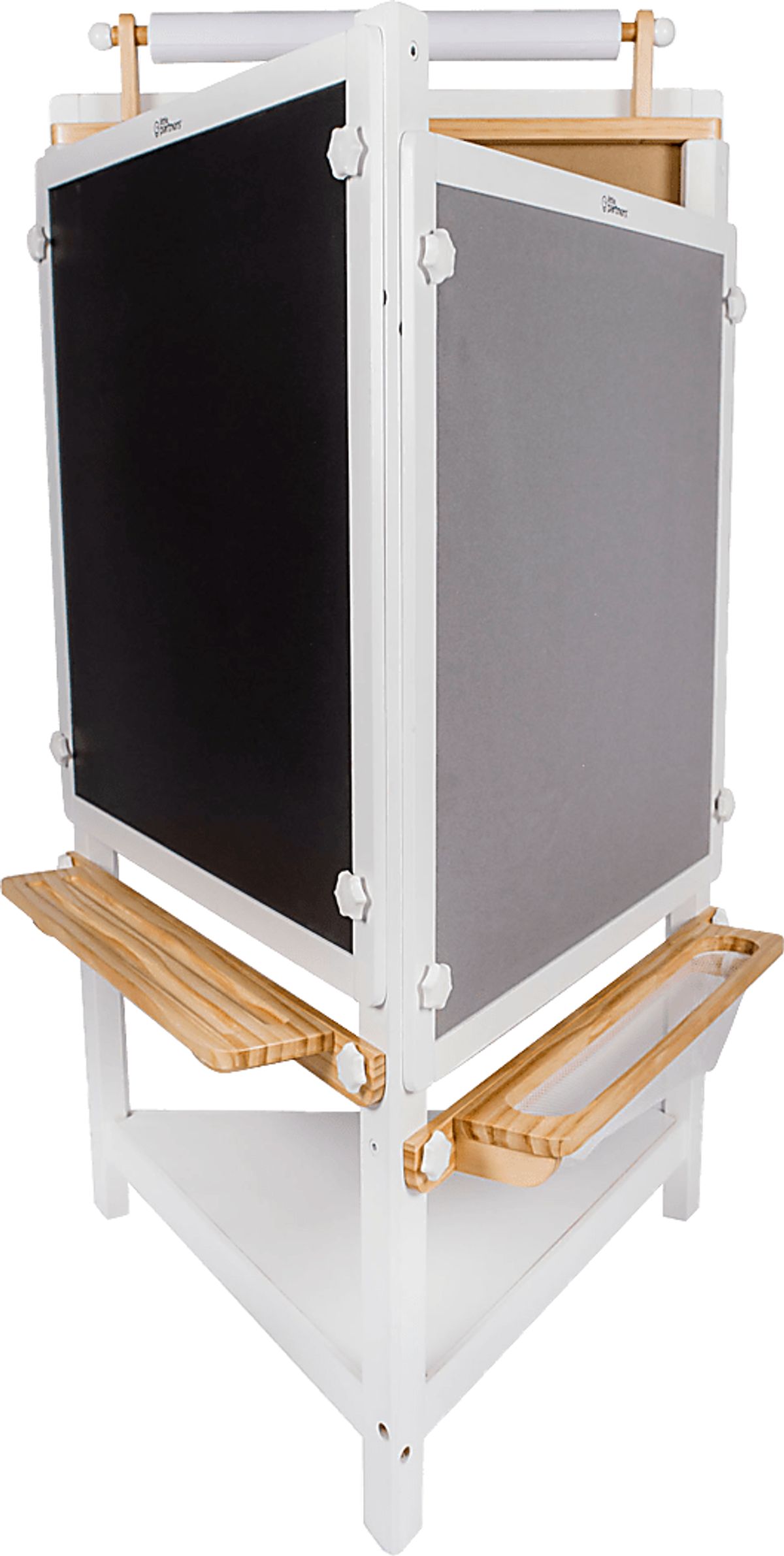 Little Partners White Tri-Sided Art Center | Rooms to Go