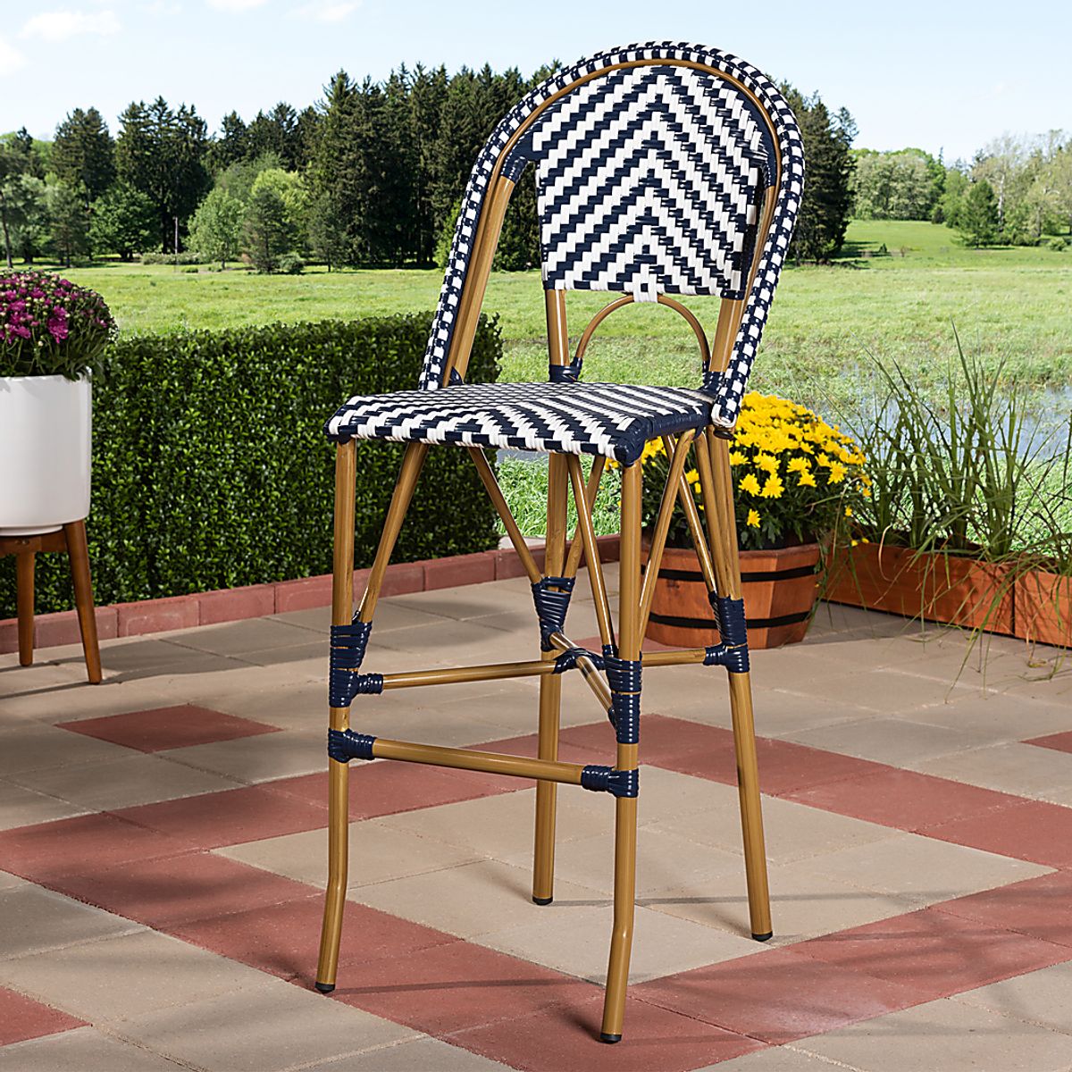 Livini Blue Colors Barstool | Rooms to Go