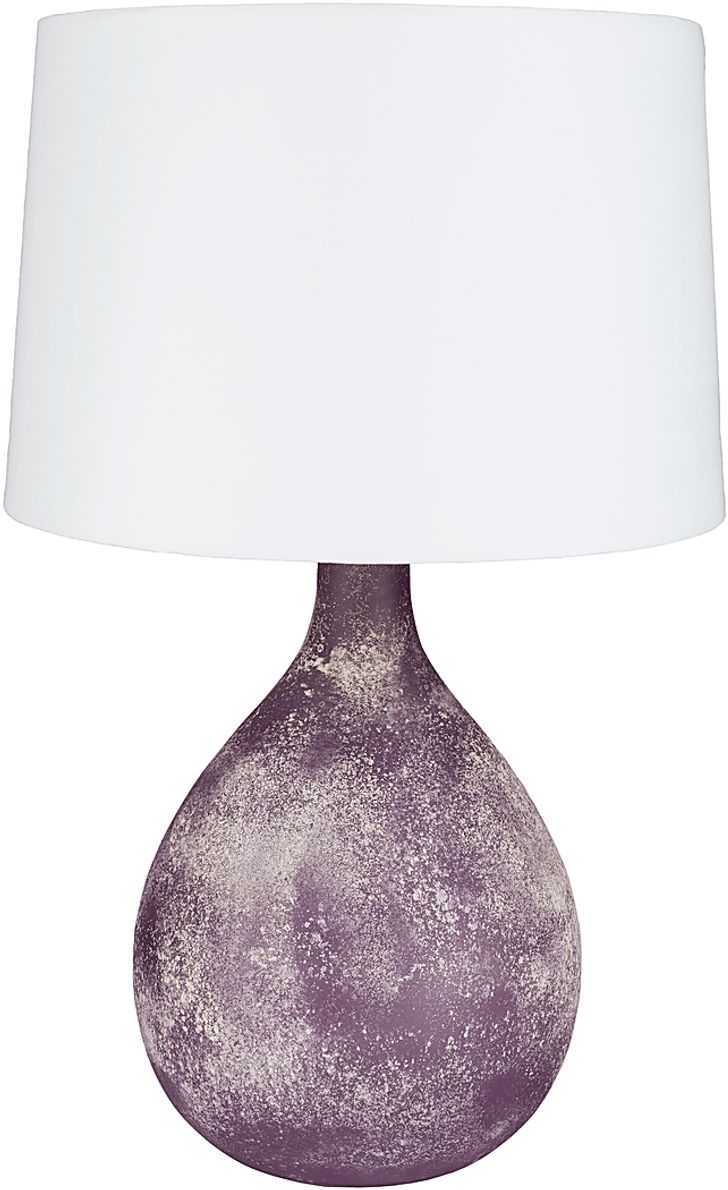 Lock Lane Purple Lamp - Rooms To Go