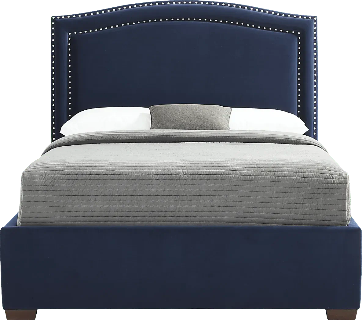 Loden II Blue 3 Pc Queen Upholstered Bed | Rooms to Go