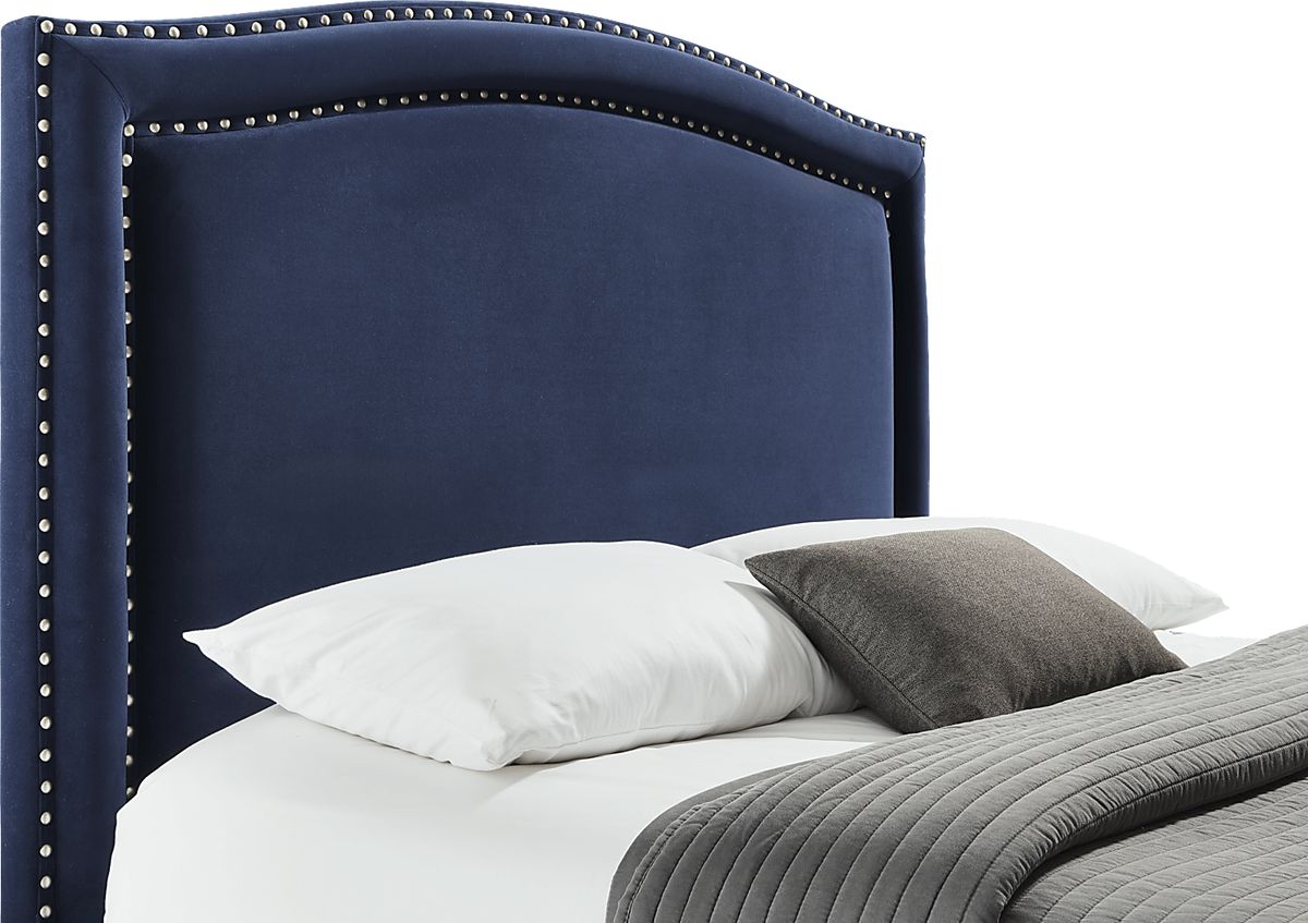 Loden II Blue 3 Pc Queen Upholstered Storage Bed | Rooms to Go