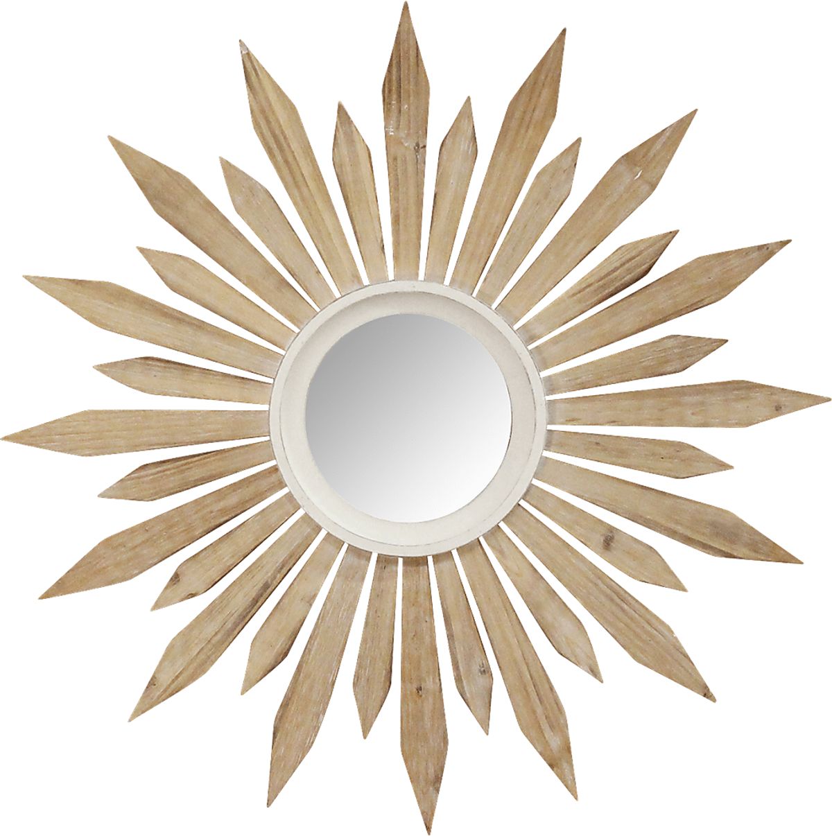 Loel Natural Light Wood Mirror | Rooms to Go