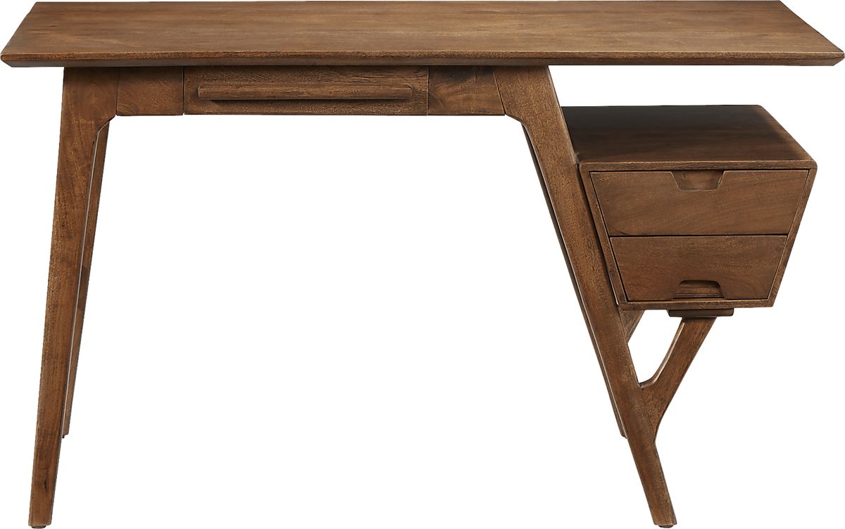 Logan Lodge Natural Light Wood Writing Desk | Rooms to Go