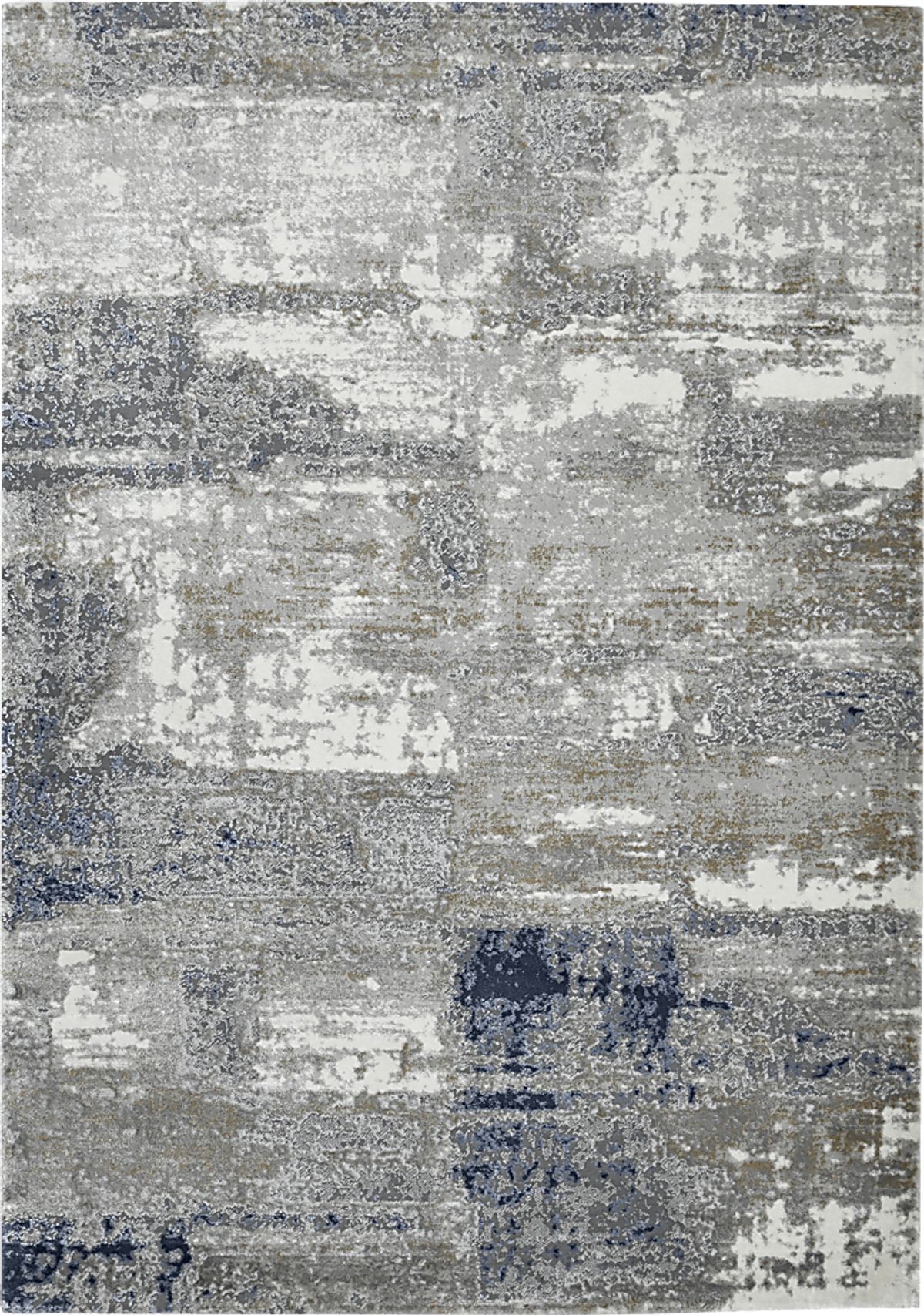 Lohash Blue,Gray Rugs | Rooms to Go