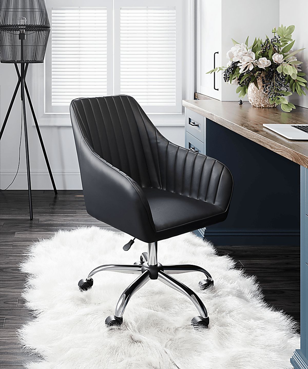 Lohrey Black Office Chair | Rooms to Go