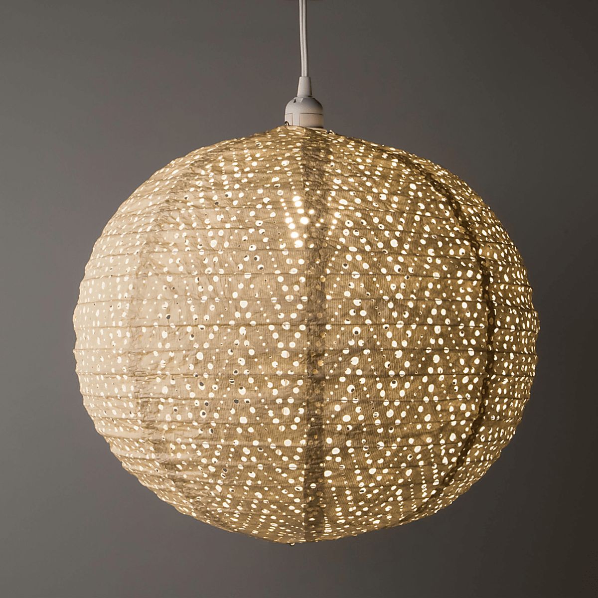 Lomen Summit Cream Beige Outdoor Lantern | Rooms to Go
