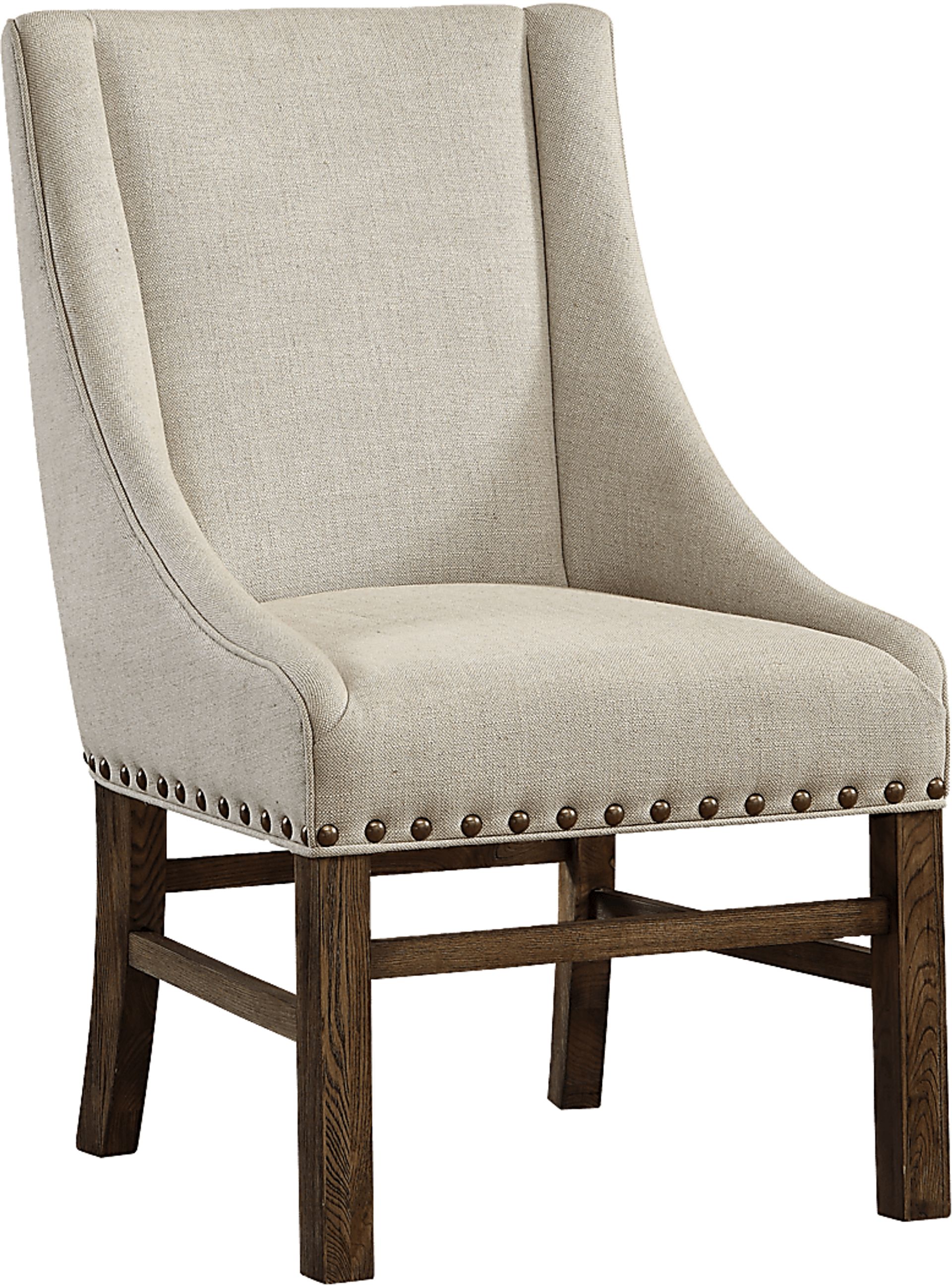 Longcoy Beige Linen,Polyester Fabric Arm Chair | Rooms to Go