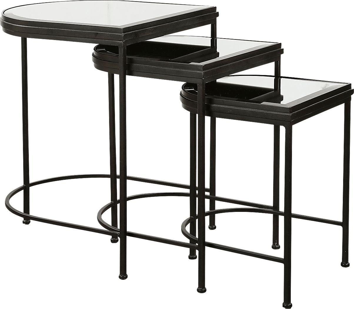 Silverway Brown Dark Wood Nesting Table, Set Of 2 | Rooms to Go