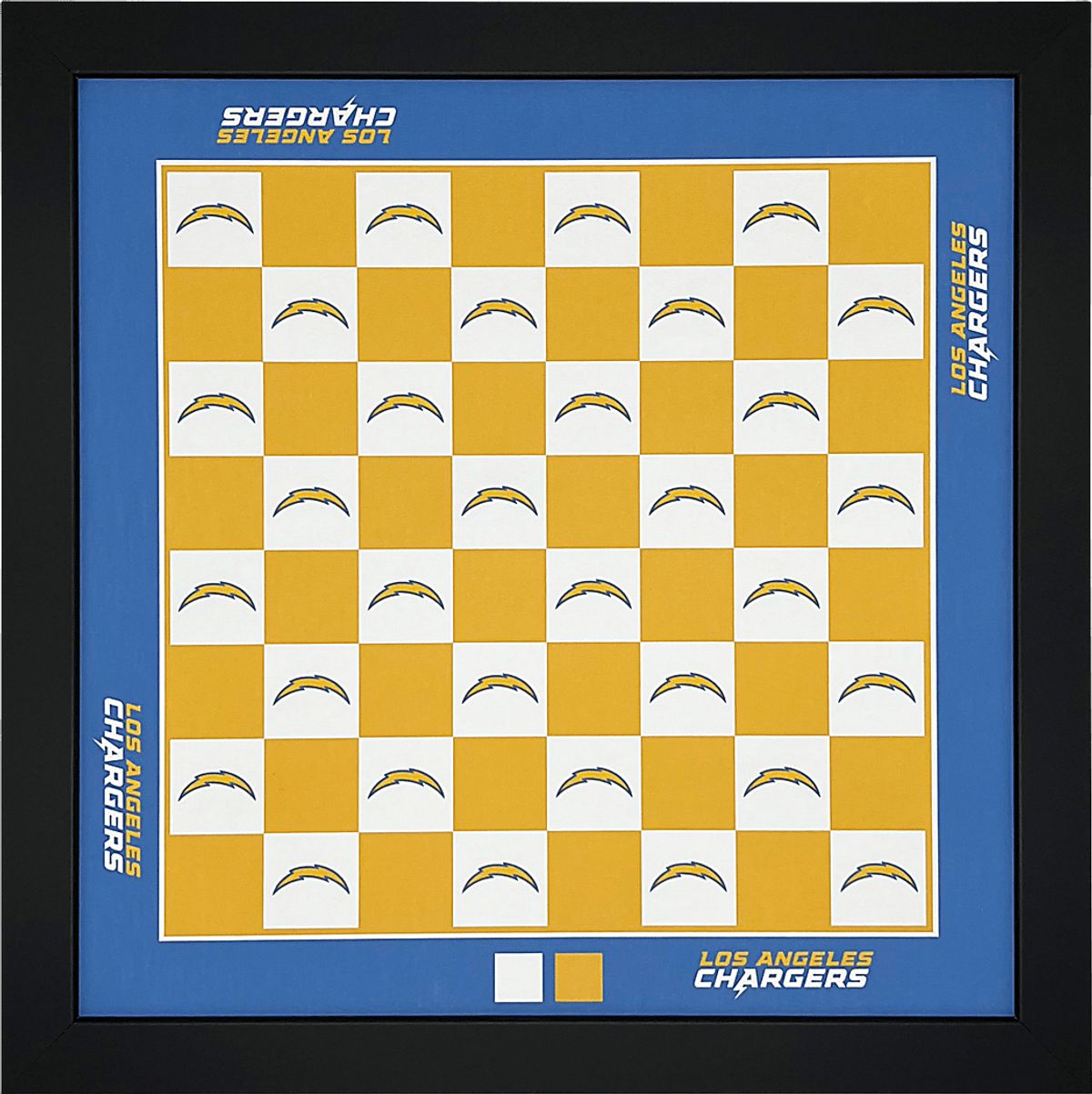 Nfl Magnetic Chess Set Blue,Gold,White Blue,White,Yellow Artwork ...