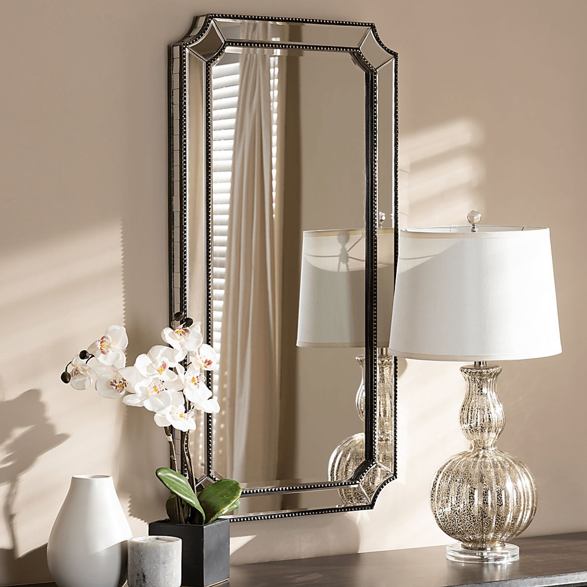 Louden Silver Mirror - Rooms To Go